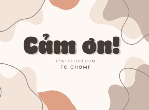 Tải Font FC Chomp Việt Hóa miễn phí | Font Chuẩn