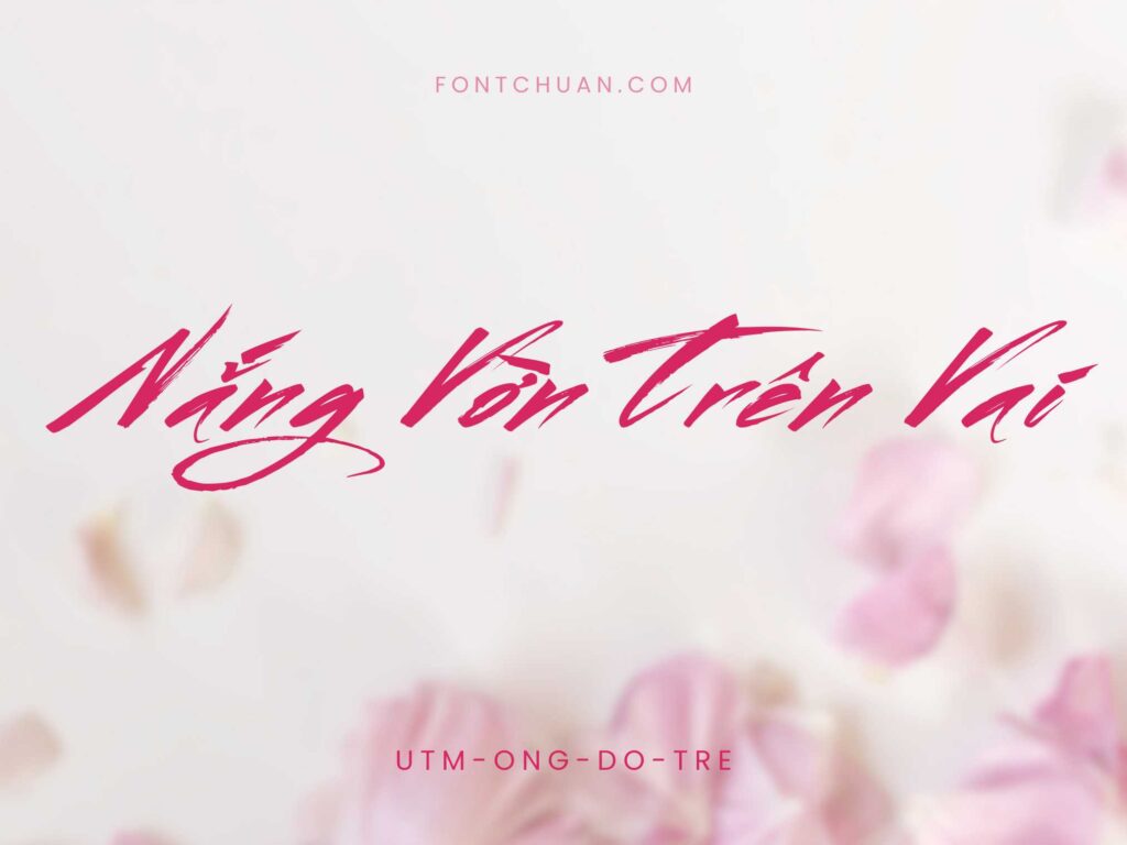 Tải Font UTM Ông Đồ Trẻ Việt Hóa miễn phí | Font Chuẩn