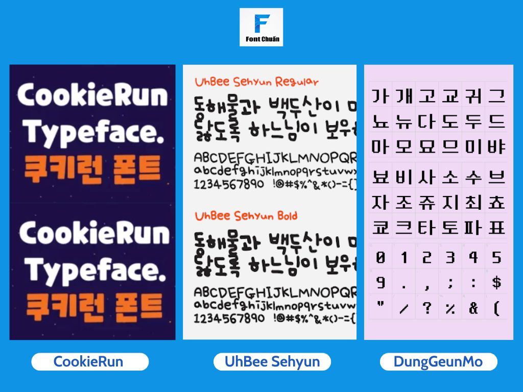한글 | Top font chữ Hàn Quốc nâng tầm mọi thiết kế typography